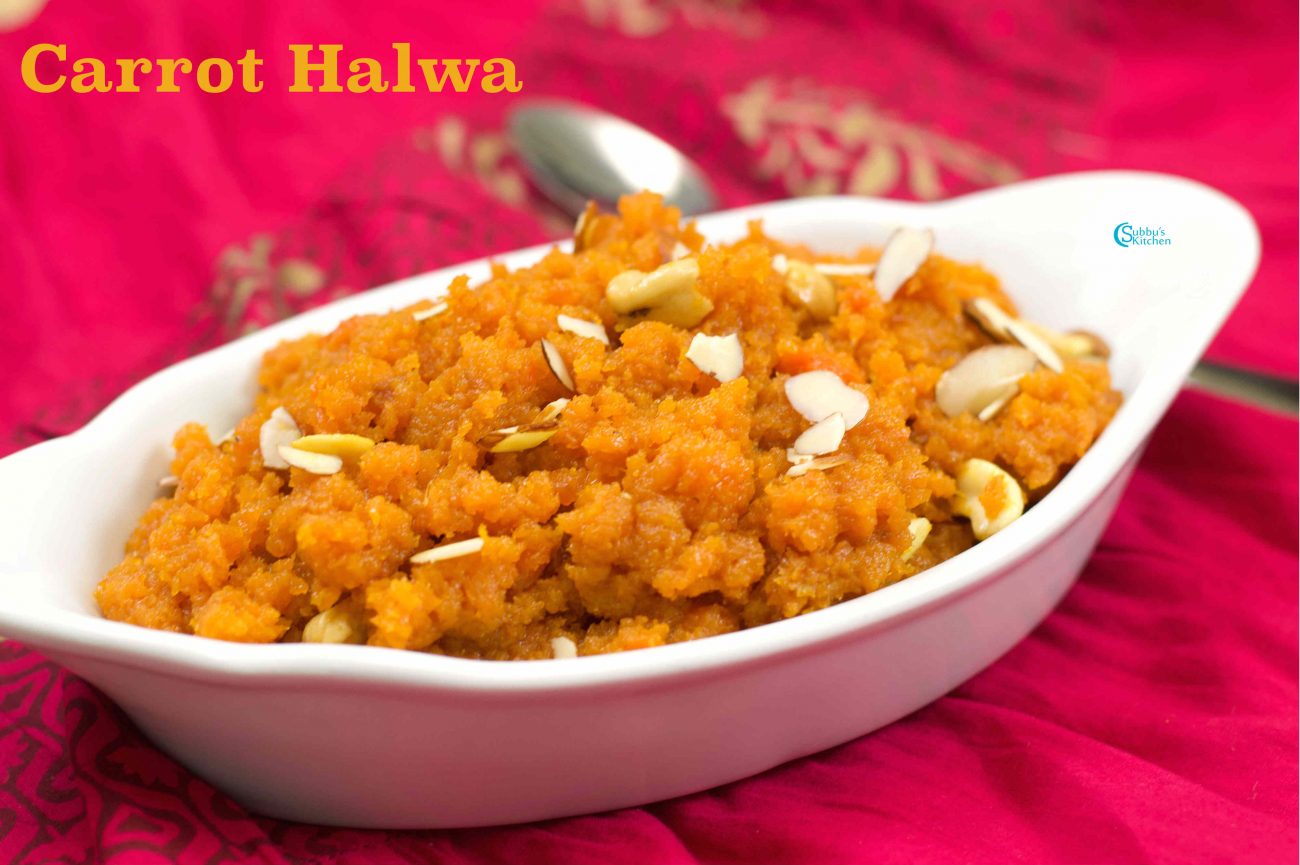Carrot Halwa | Gajar Ka Halwa - Subbus Kitchen