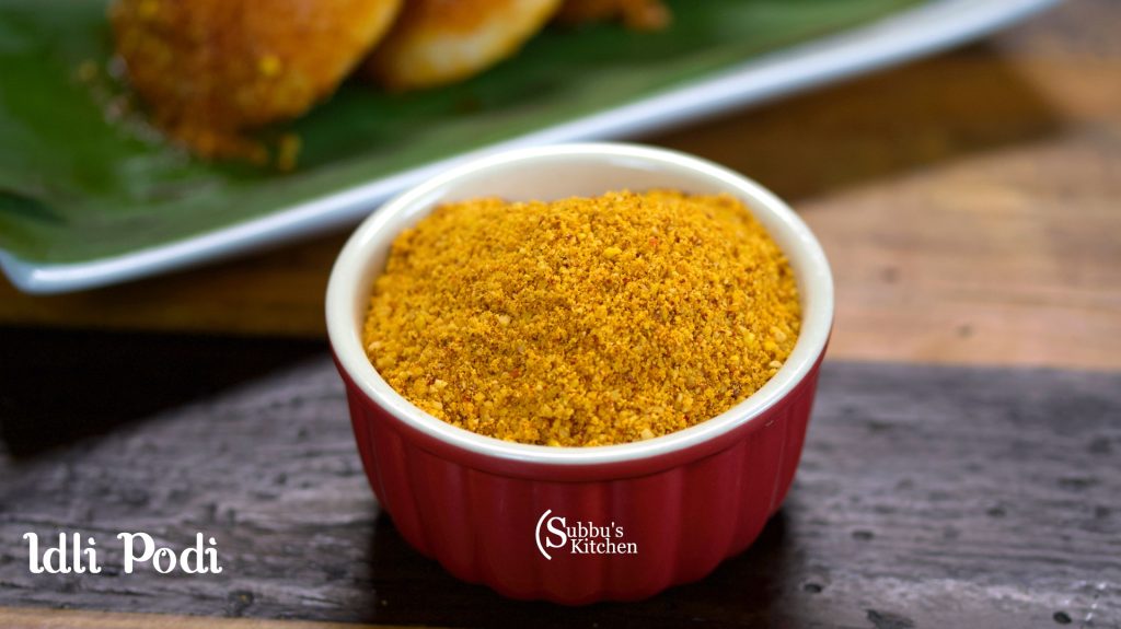 Idli Podi Recipe | Idli Milagai Podi Recipe | Gunpowder Recipe - Subbus ...