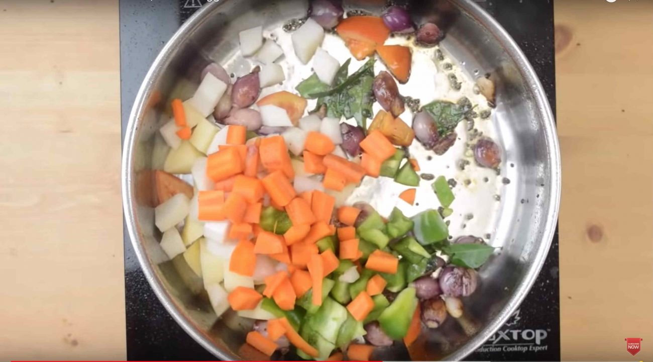 Kadamba Sambar Sadam | Sambar Rice - Subbus Kitchen