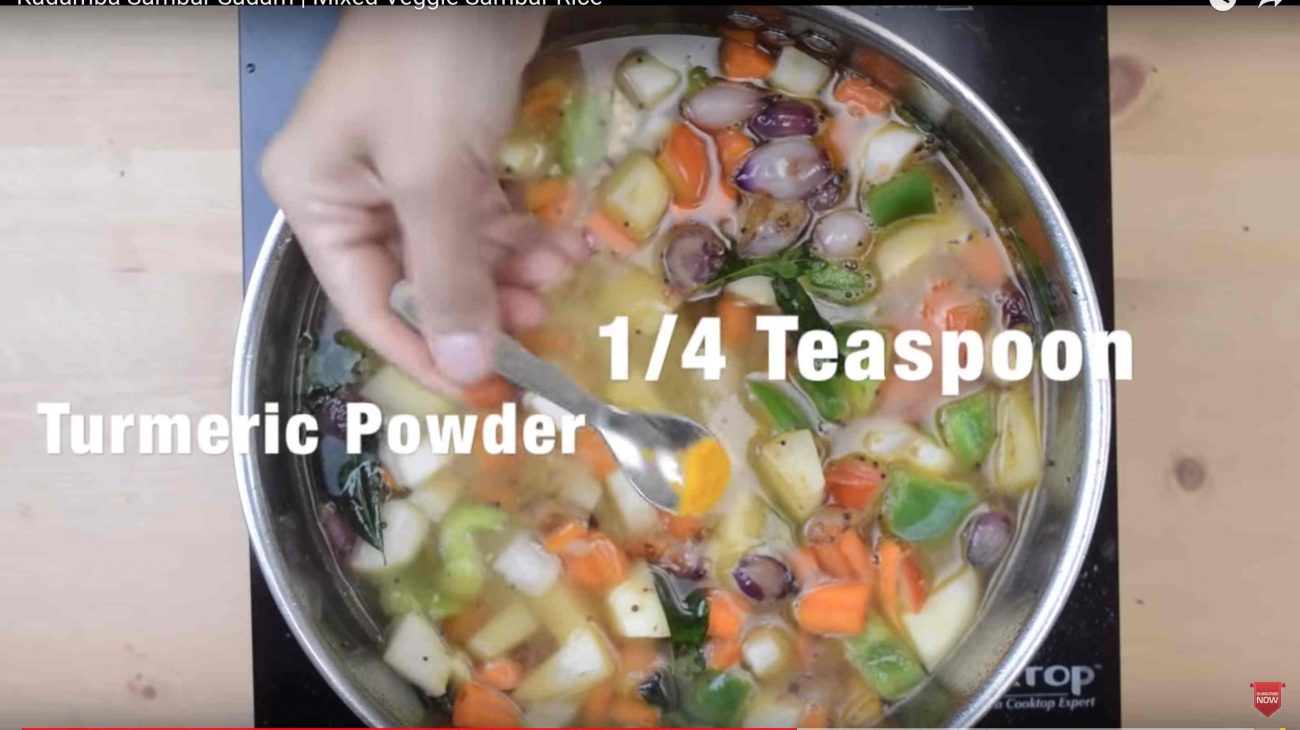 Kadamba Sambar Sadam | Sambar Rice - Subbus Kitchen