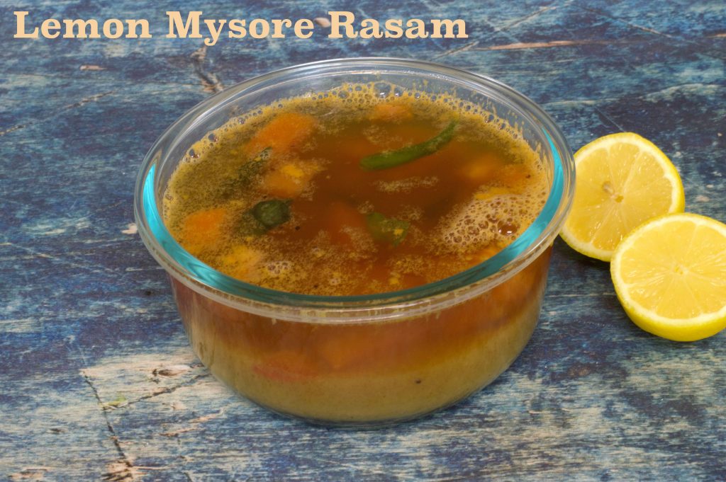 Lemon Mysore Rasam - Subbus Kitchen