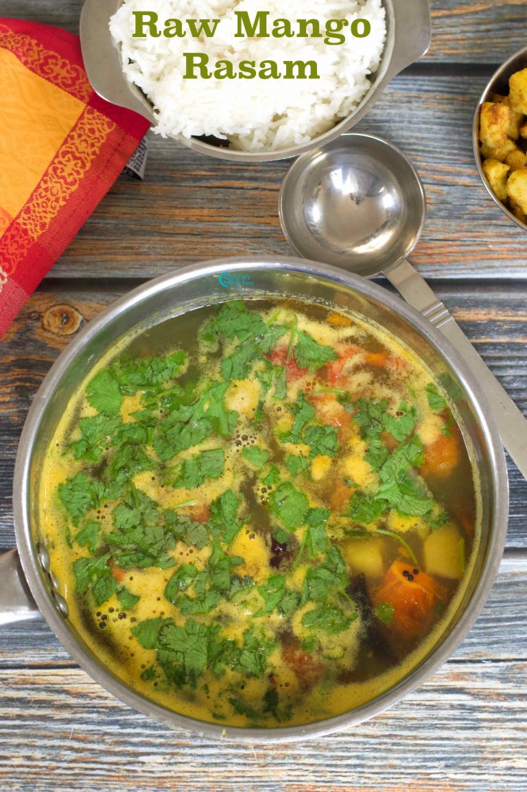 Raw Mango Rasam | Mangai Rasam - Subbus Kitchen