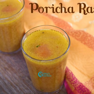 Poricha Rasam - Subbus Kitchen