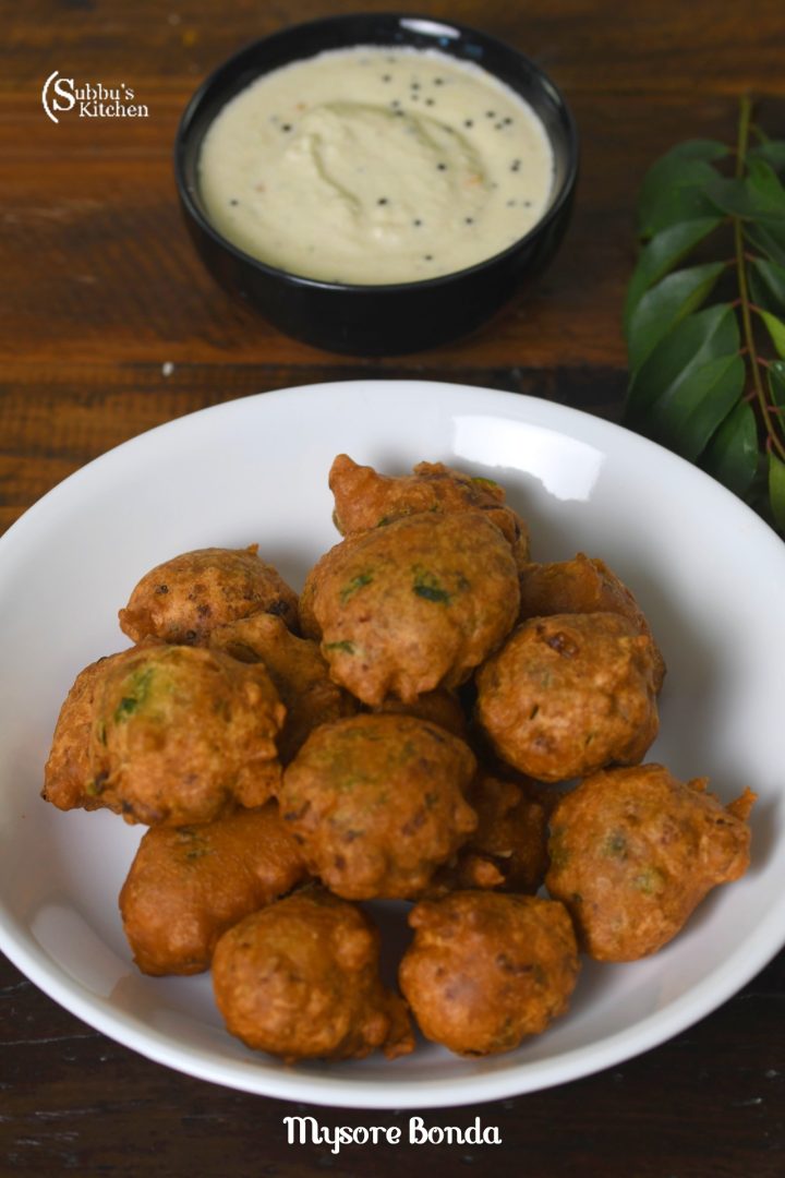 Mysore Bonda (Maida Bonda) - Subbus Kitchen