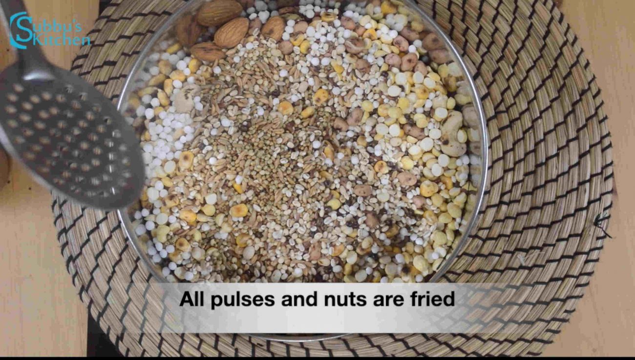 Homemade Healthy Mix Powder | Sathu Mavu Kanji Podi | Sathu Mavu Ladoo ...