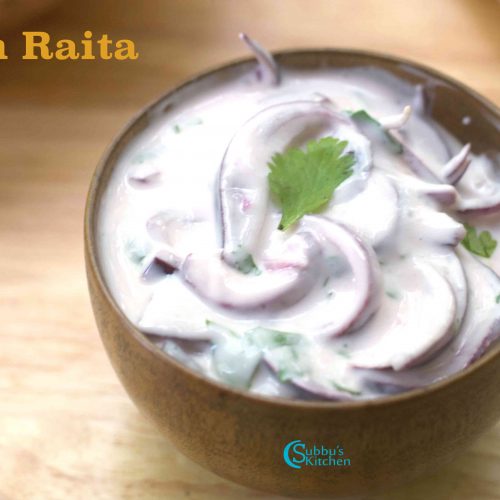 Onion Raita | Vengaya Thayir Pachadi - Subbus Kitchen