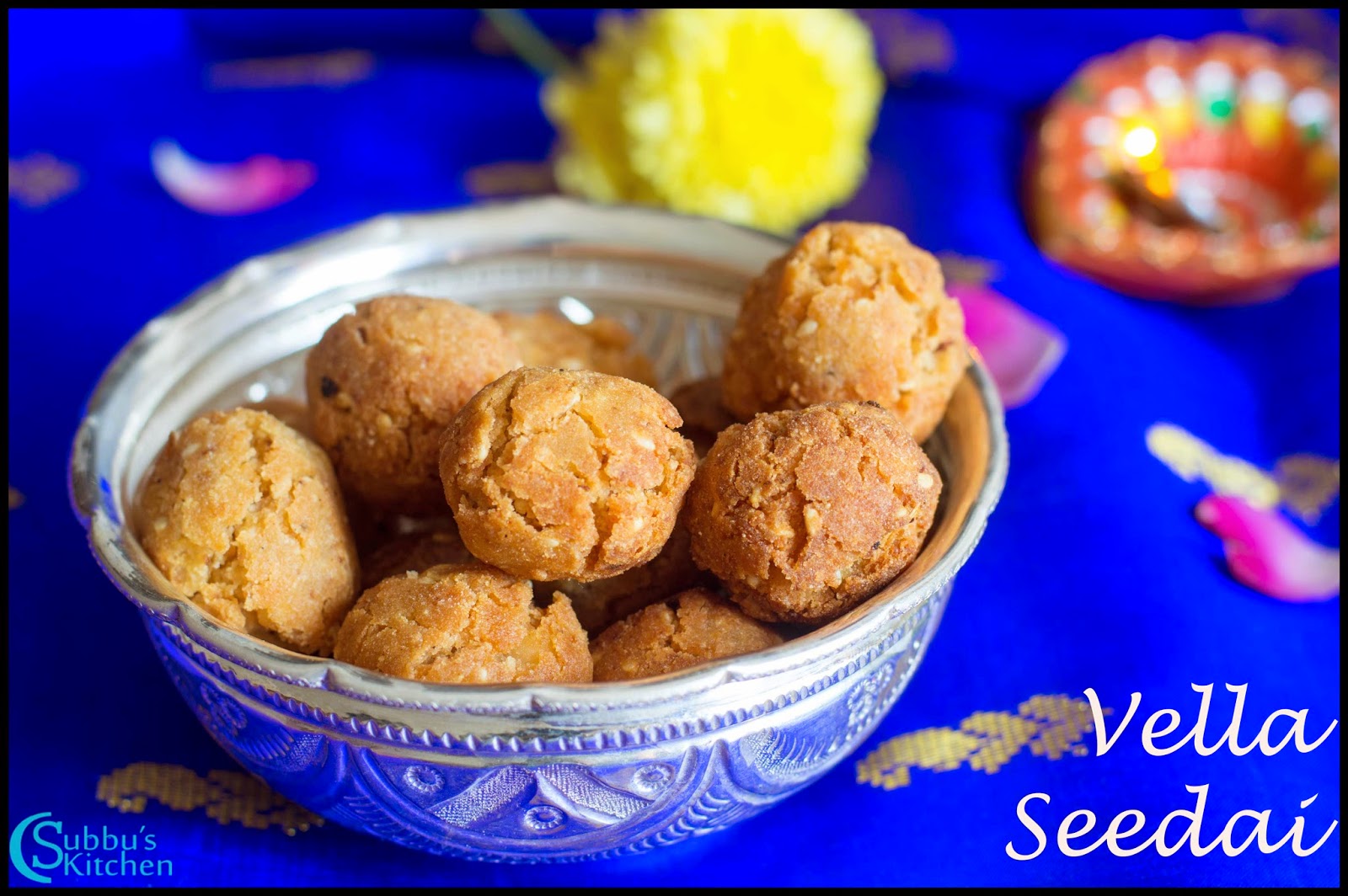 Vella Seedai Recipe | Sweet Seedai Recipe - Subbus Kitchen