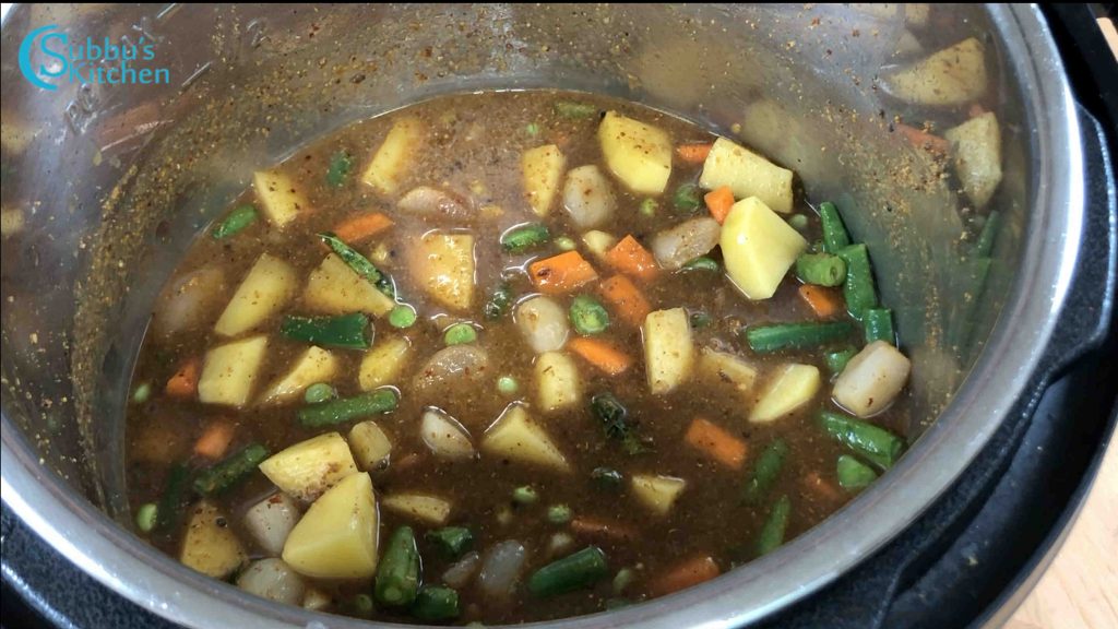 Instant Pot Bisibelabath | Bisibelabath Recipe - Subbus Kitchen