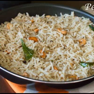 Pepper Rice Recipe | Milagu Sadam | Milagu Jeeraga Sadam - Subbus Kitchen