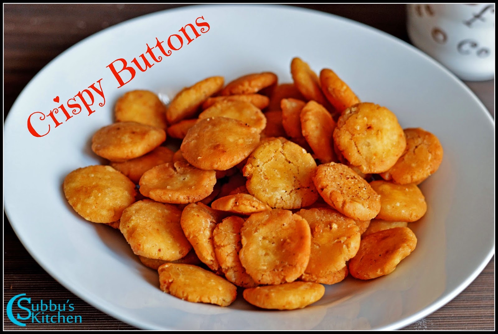Kara Kara Buttons Recipe | Crispy Buttons Recipe - Subbus Kitchen