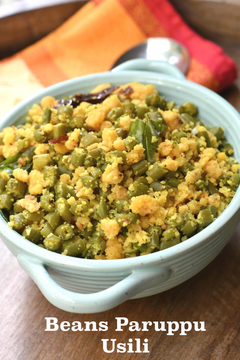Beans Paruppu Usili Recipe | Paruppu Usili Recipe - Subbus Kitchen