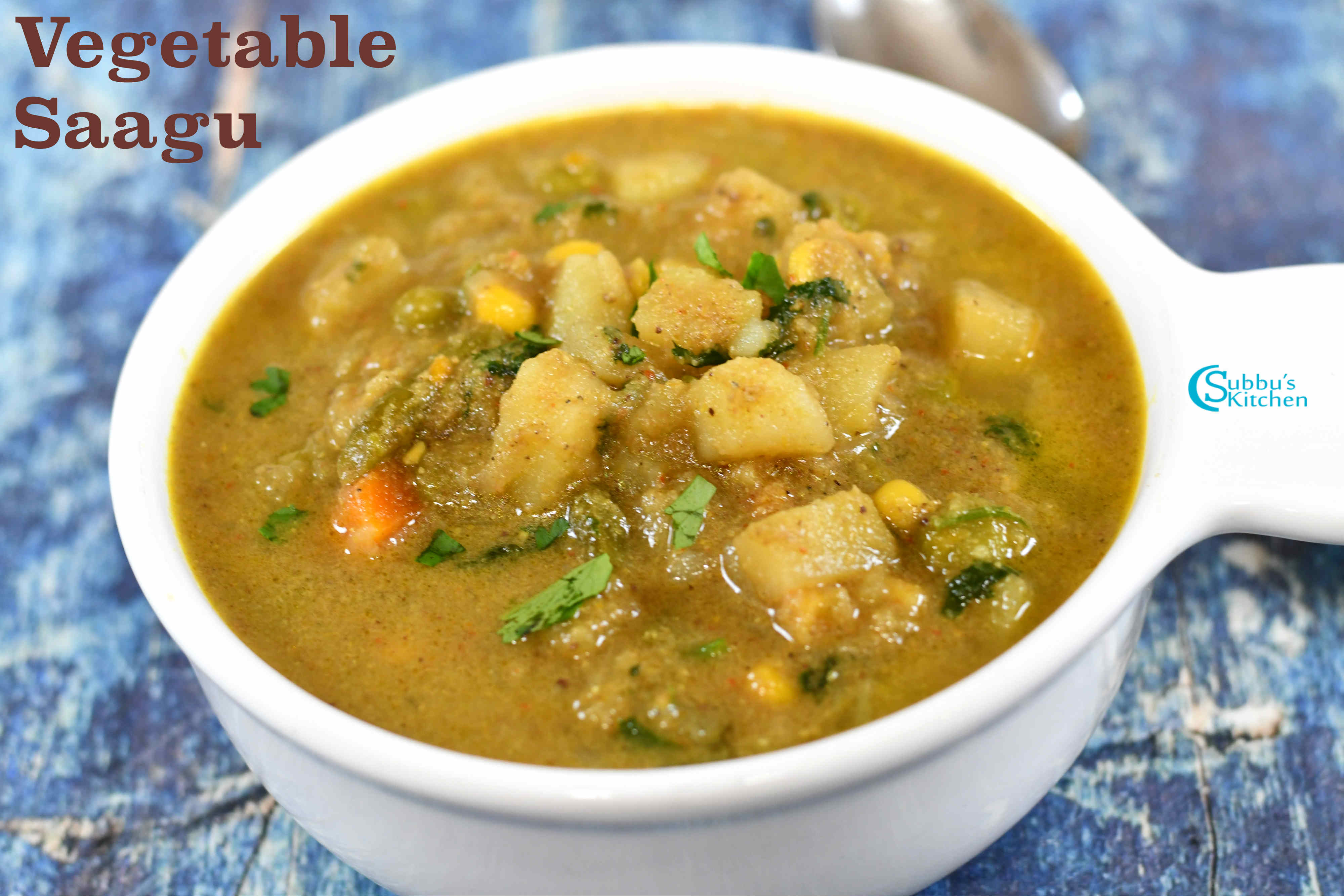 Mixed Vegetable Sagu Recipe | Saagu Recipe - Subbus Kitchen