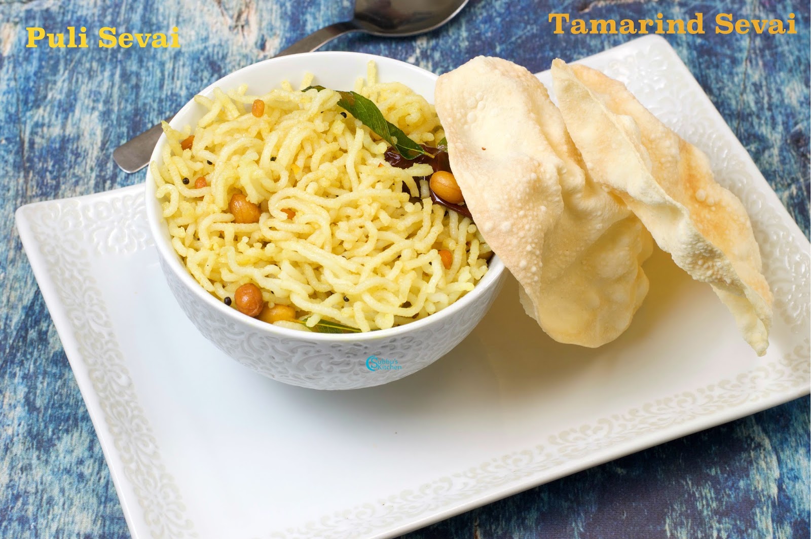 Puli Sevai | Tamarind Sevai - Subbus Kitchen