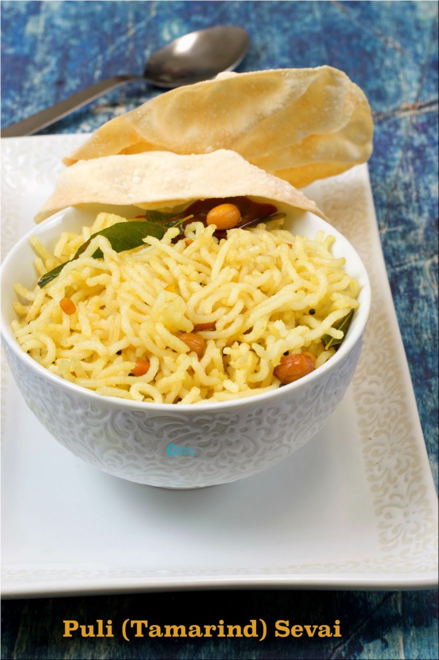 Puli Sevai | Tamarind Sevai - Subbus Kitchen