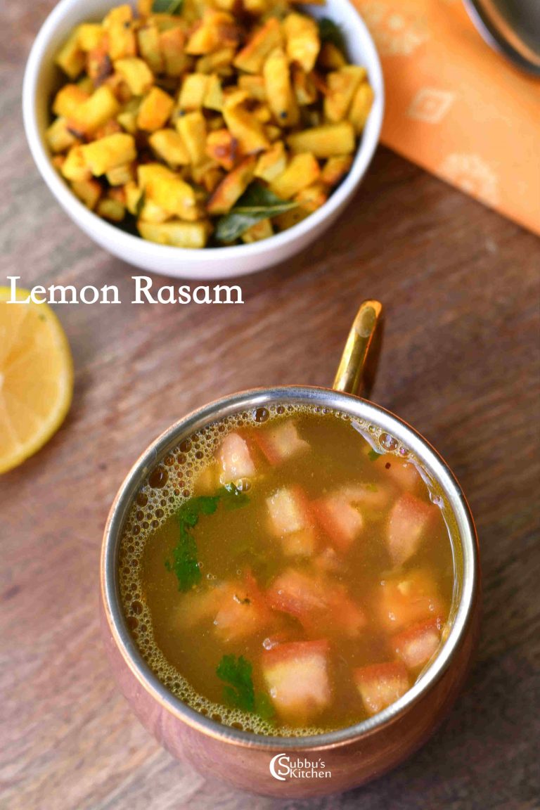 Lemon Rasam - Subbus Kitchen