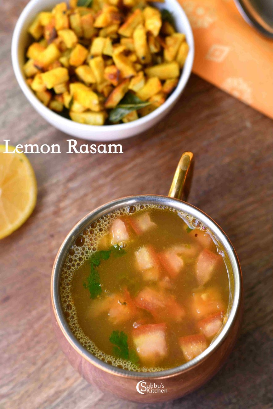Lemon Rasam - Subbus Kitchen