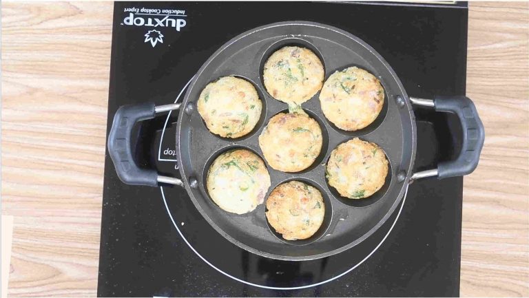 Instant Rava Kara Kuzhi Paniyaram | Sooji Paniyaram - Subbus Kitchen