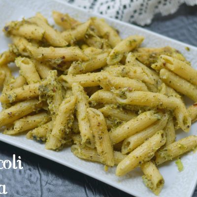 Broccoli Pesto Pasta Recipe - Subbus Kitchen