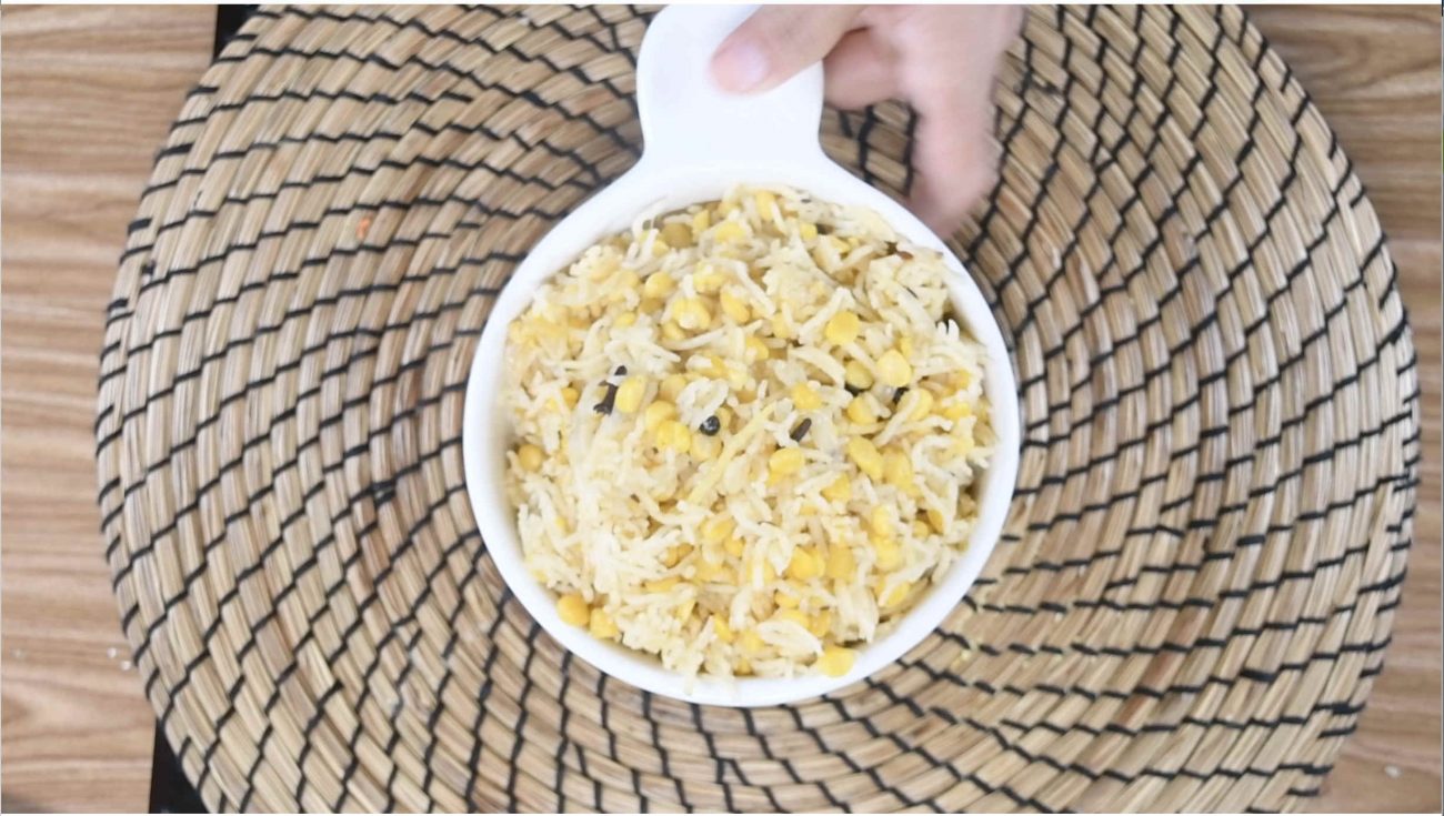 Chana Dal Pulao Recipe - Subbus Kitchen