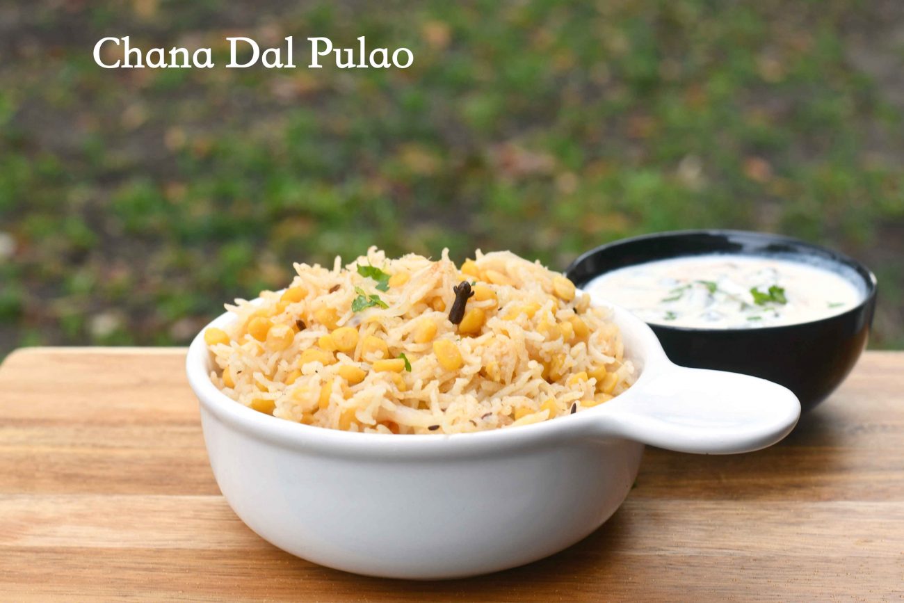 Chana Dal Pulao Recipe - Subbus Kitchen