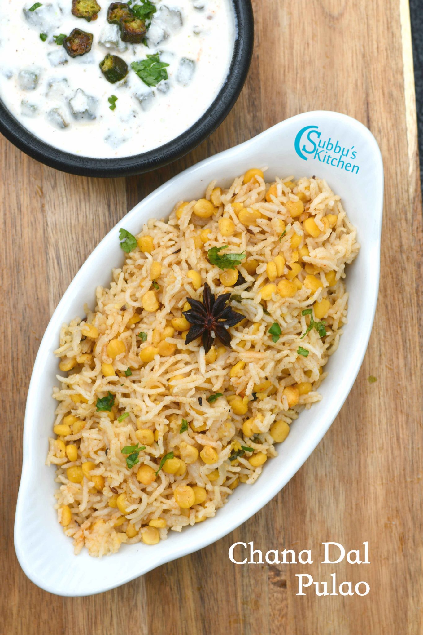 Chana Dal Pulao Recipe - Subbus Kitchen