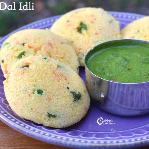 Moong Dal Idli Recipe | No Rice Protein-Rich Idli Recipe - Subbus Kitchen