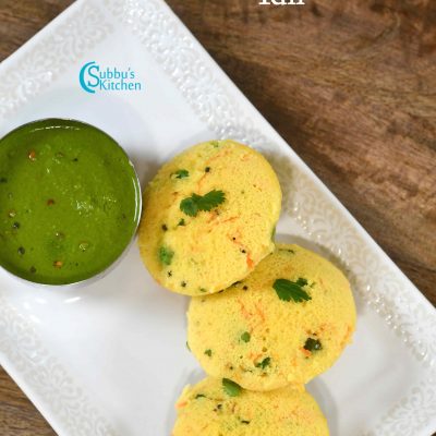 Moong Dal Idli Recipe | No Rice Protein-Rich Idli Recipe - Subbus Kitchen