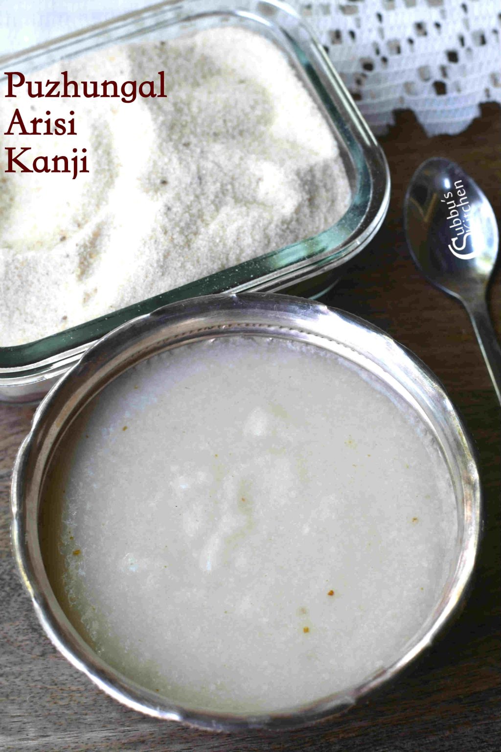 Parboiled Rice Porridge (Puzhungal Arisi Kanji) | Homemade Rice Cereal ...