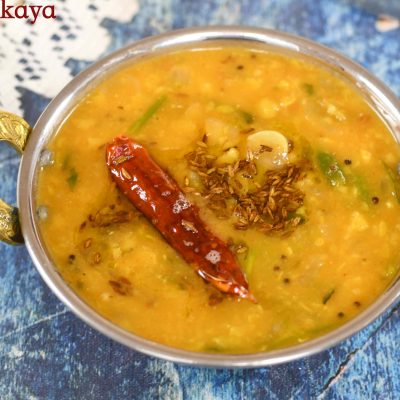 Raw Mango Dal | Mamidikaya Pappu Recipe - Subbus Kitchen