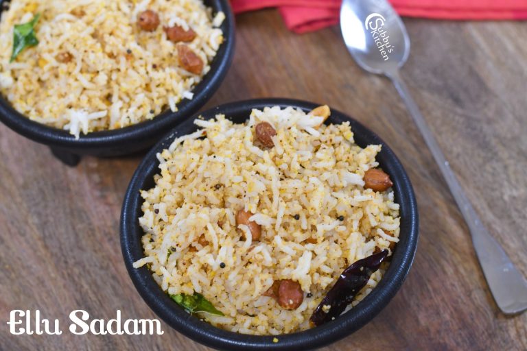 Ellu Sadam | Til Rice | Sesame Rice - Subbus Kitchen