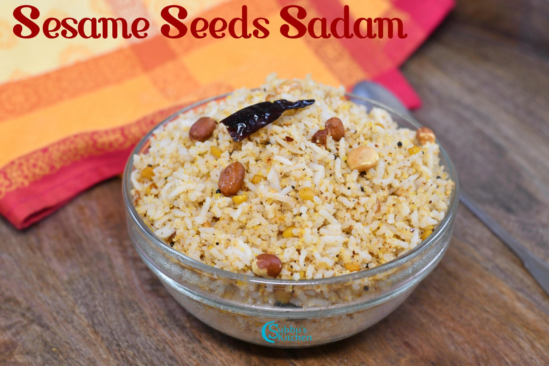 Ellu Sadam | Til Rice | Sesame Rice - Subbus Kitchen
