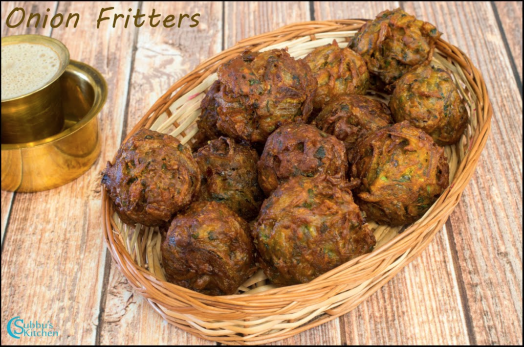 Ulli Vadai | Onion Vada | Onion Dumplings | Onion Fritters - Subbus Kitchen