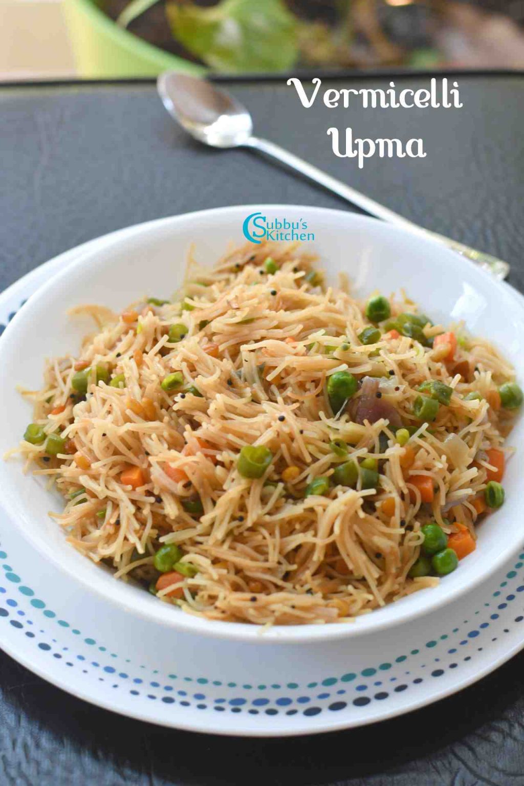 Vermicelli Upma Recipe | Semiya Upma Recipe - Subbus Kitchen