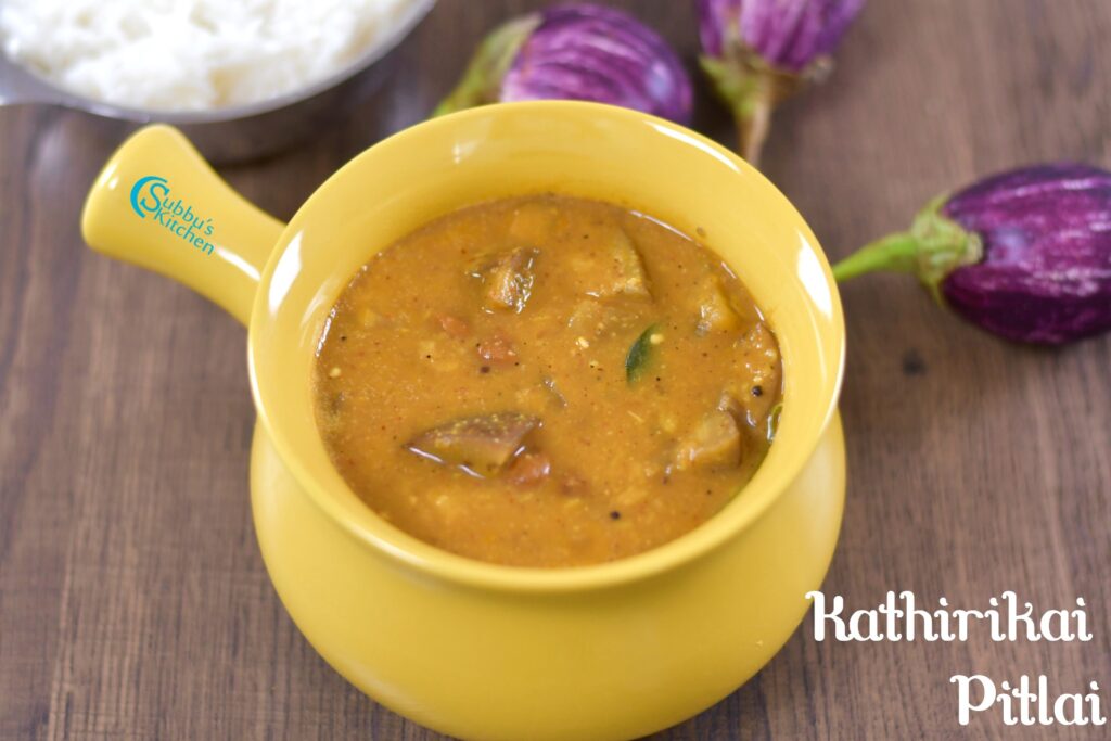 Kathirikai Pitlai(Brinjal Pitlai) - Subbus Kitchen