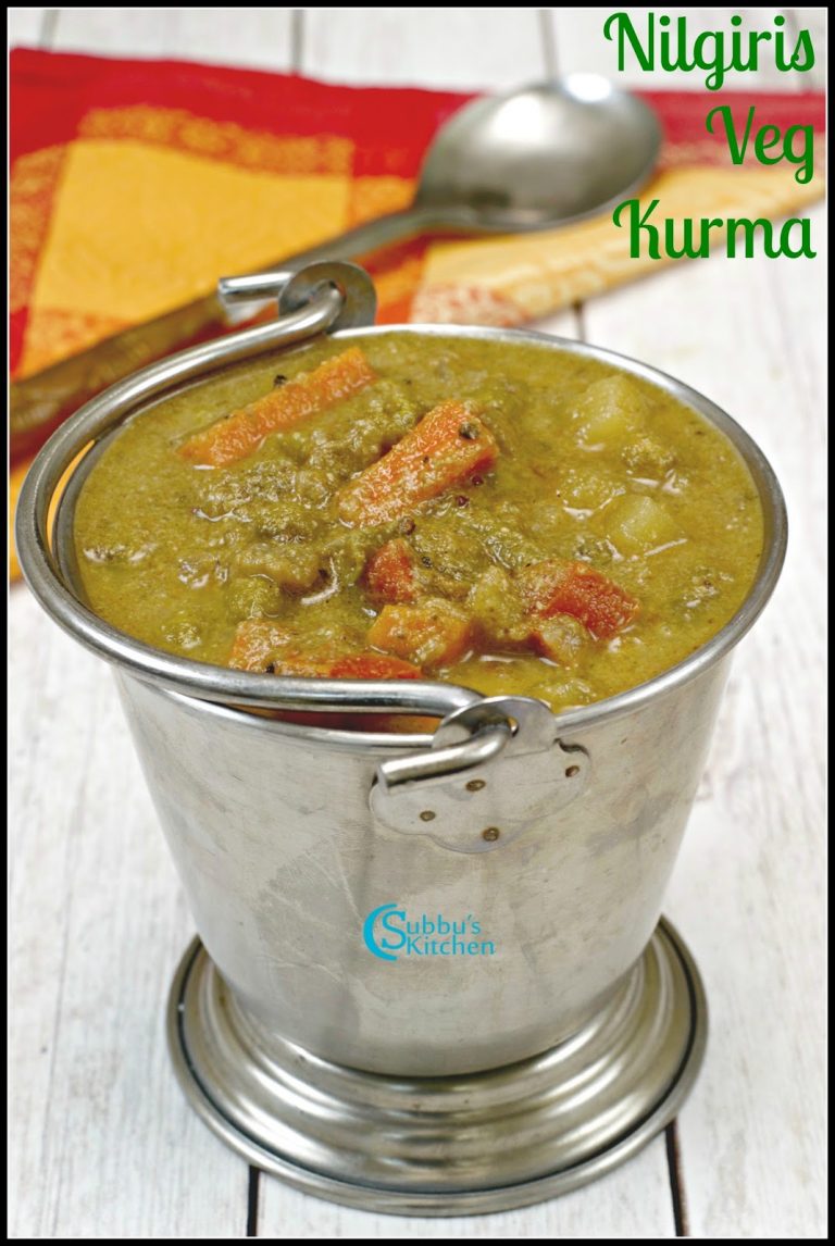 Nilgiris Vegetable Kurma Recipe - Subbus Kitchen