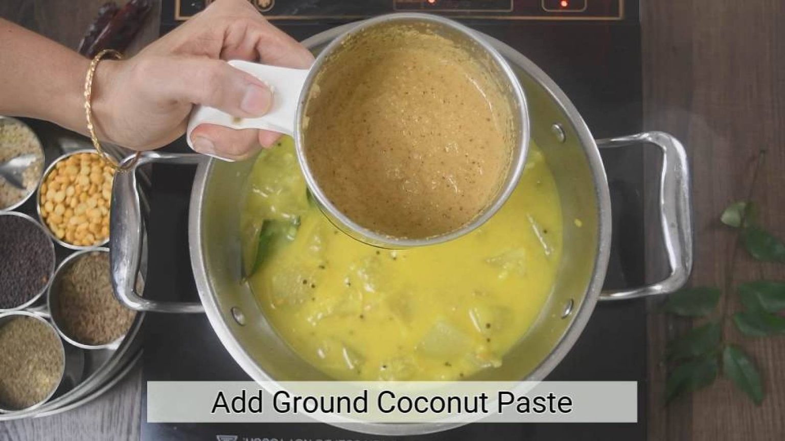 Poosanikai Kootu Recipe | White Pumpkin Kootu Recipe - Subbus Kitchen