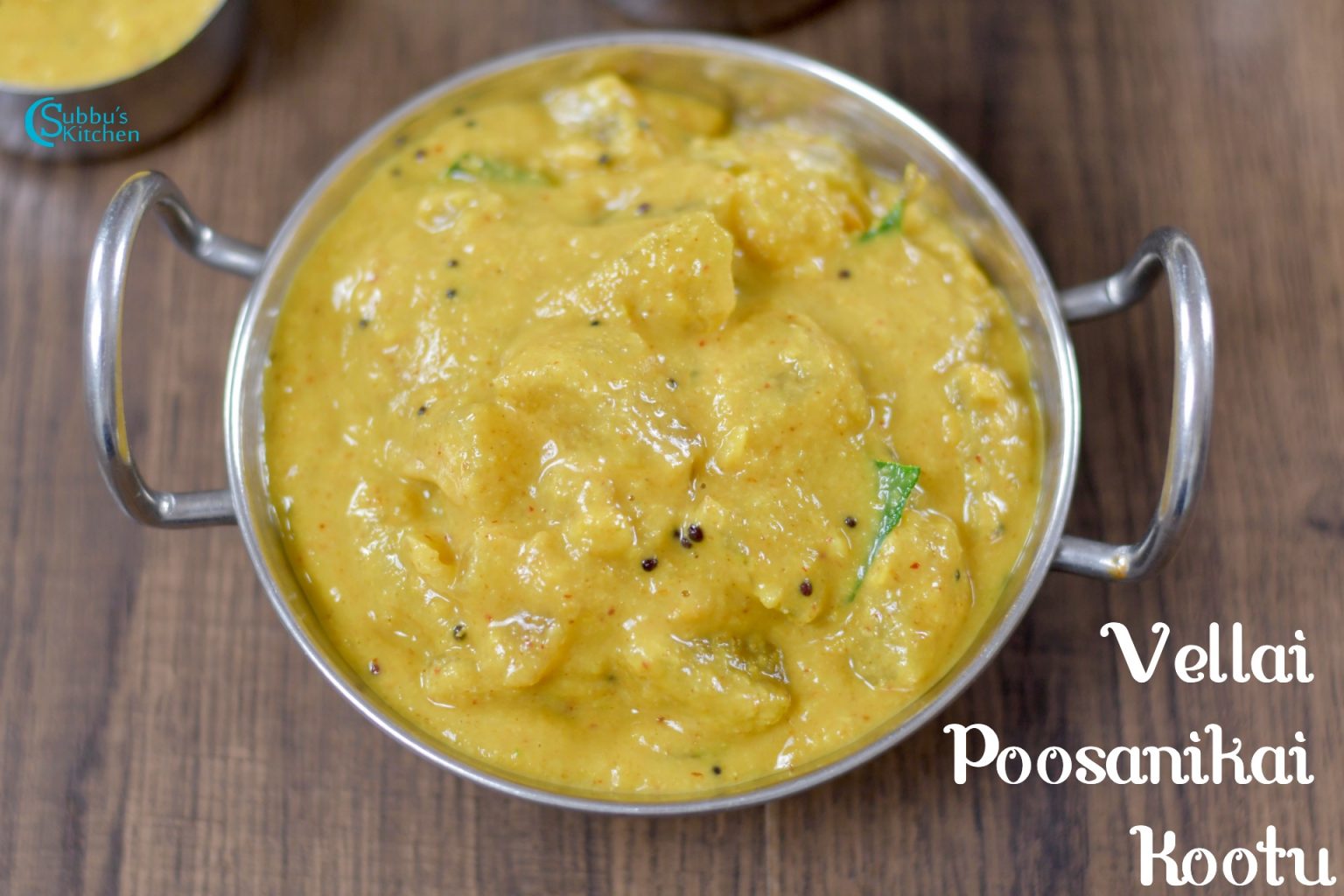 Poosanikai Kootu Recipe | White Pumpkin Kootu Recipe - Subbus Kitchen