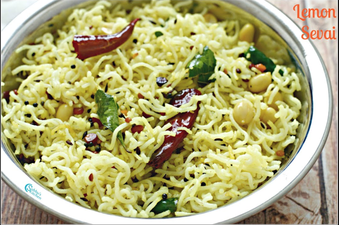 Lemon Sevai Recipe - Subbus Kitchen