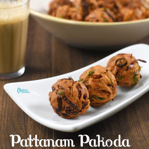 Pattanam Pakoda Recipe | Medhu Pakoda Recipe | Tea Time Indian Snacks ...