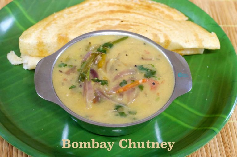 Bombay Chutney Recipe | Besan Chutney Recipe - Subbus Kitchen