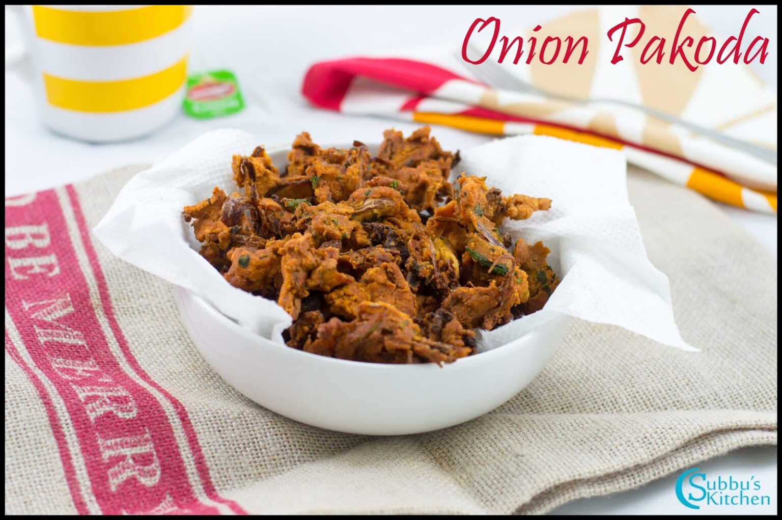 Onion Pakoda Recipe - Subbus Kitchen