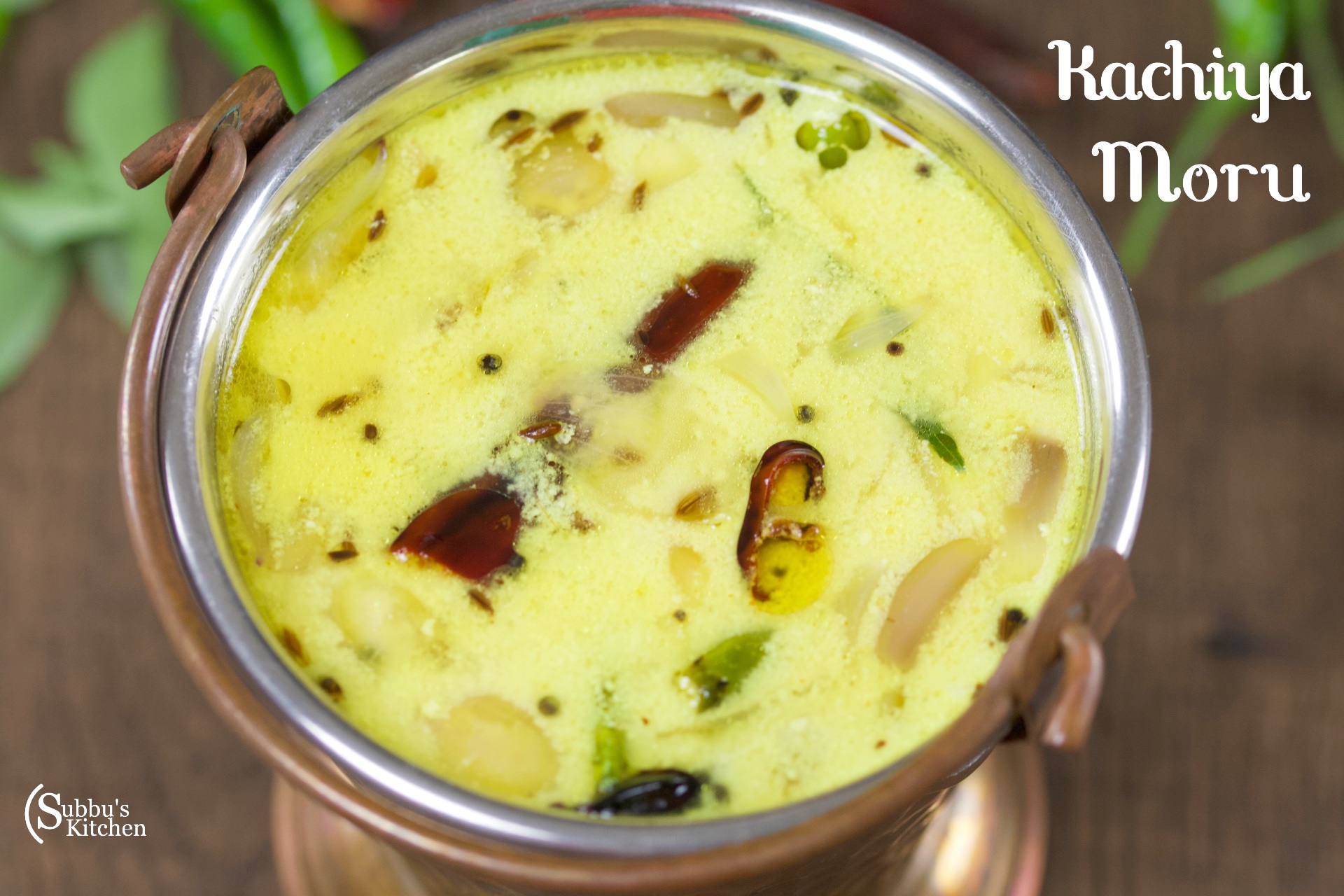 Mor Curry | Kerala style Moru Kachiyathu | Butter Milk Curry - Subbus ...