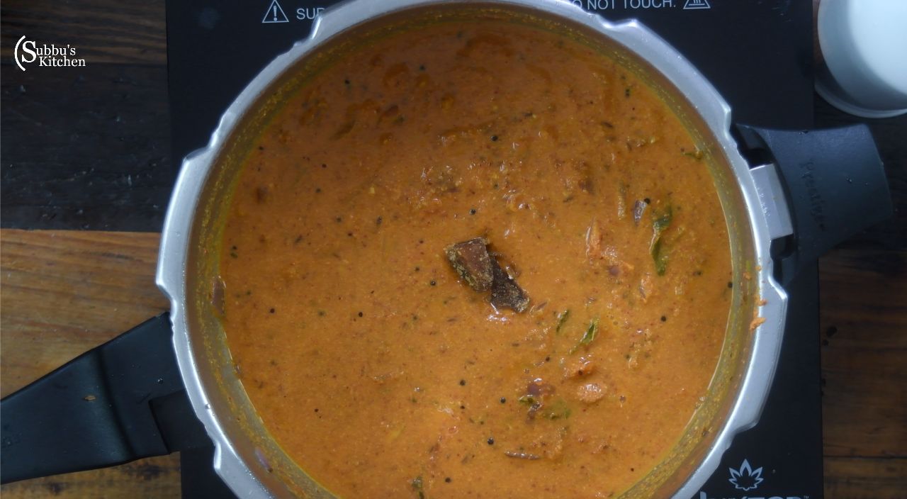 Tomato Gojju Recipe | Thakkali Gojju Recipe - Subbus Kitchen