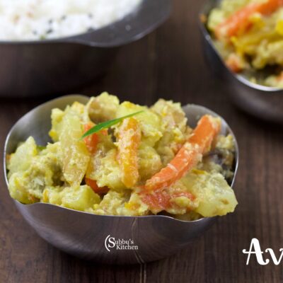 Aviyal Recipe | Avial Recipe - Subbus Kitchen