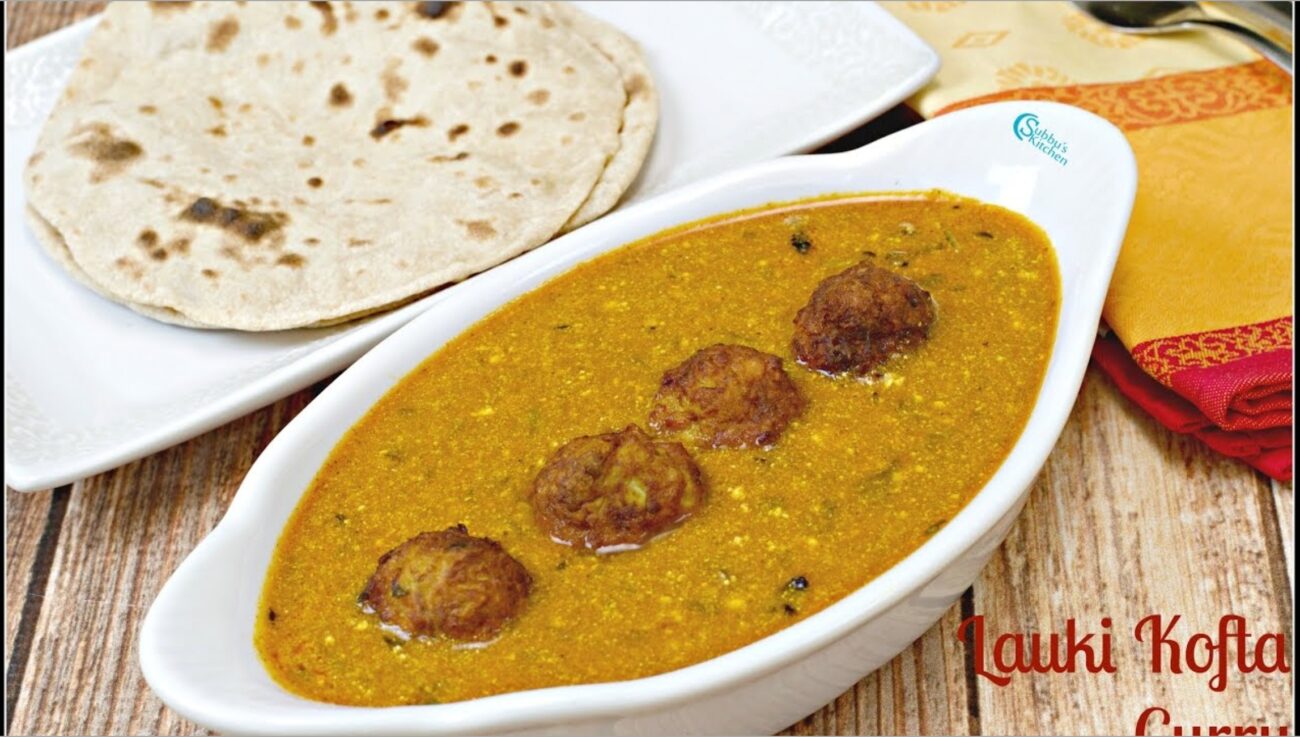 Lauki Kofta Curry Recipe | No Onion No Garlic Lauki (Bottlegourd) Kofta ...
