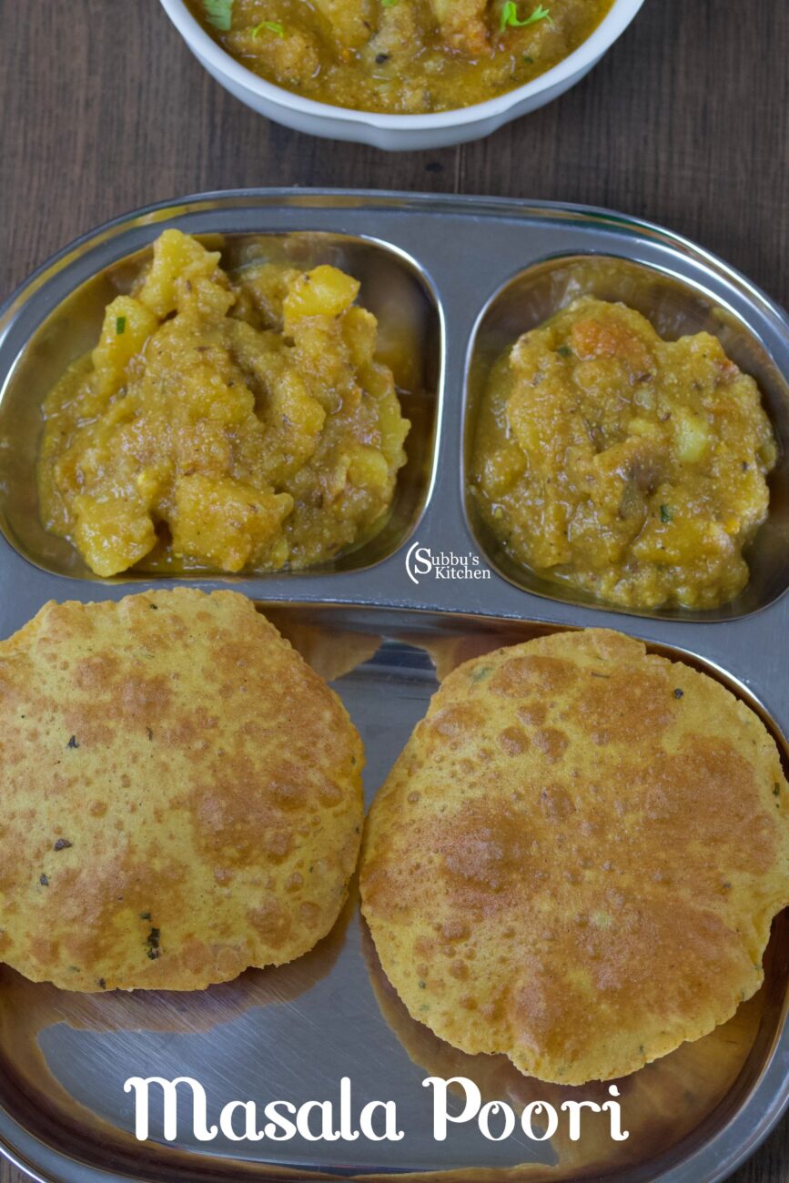 Masala Poori Recipe - Subbus Kitchen