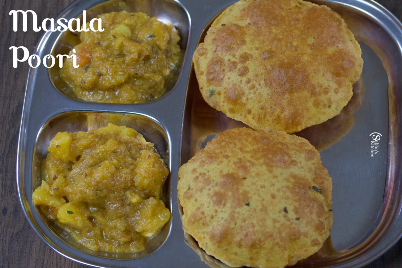 Masala Poori Recipe - Subbus Kitchen