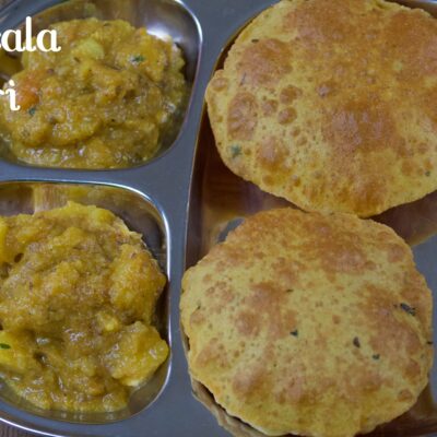 Masala Poori Recipe - Subbus Kitchen