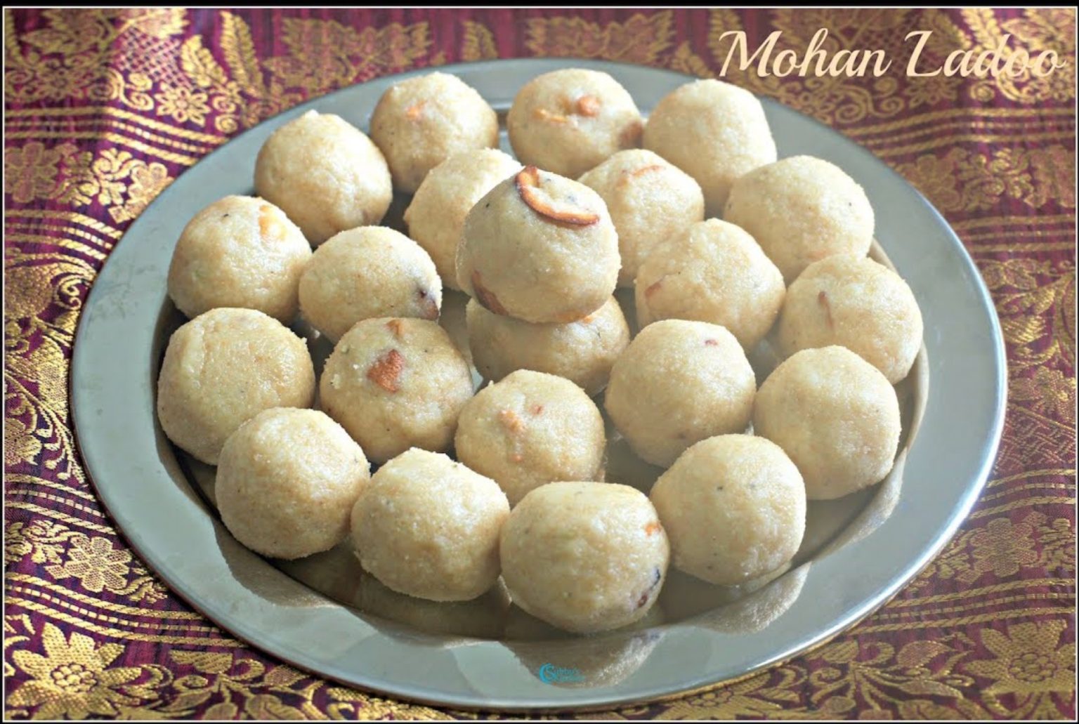 Mohan Laadoo Recipe | Mohan Ladoo Recipe - Subbus Kitchen