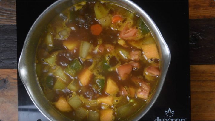Kadamba Sambar Recipe | No Onion No Garlic Mixed Vegetable Sambar ...